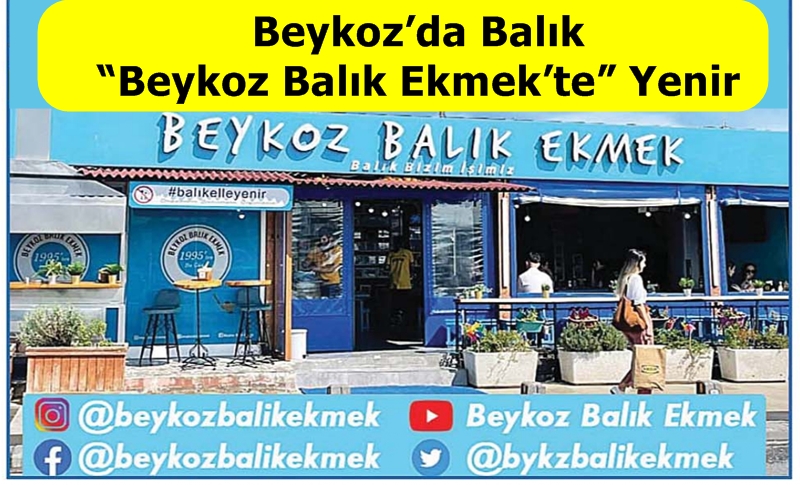 Beykoz’da Balık “Beykoz Balık Ekmek’te” Yenir